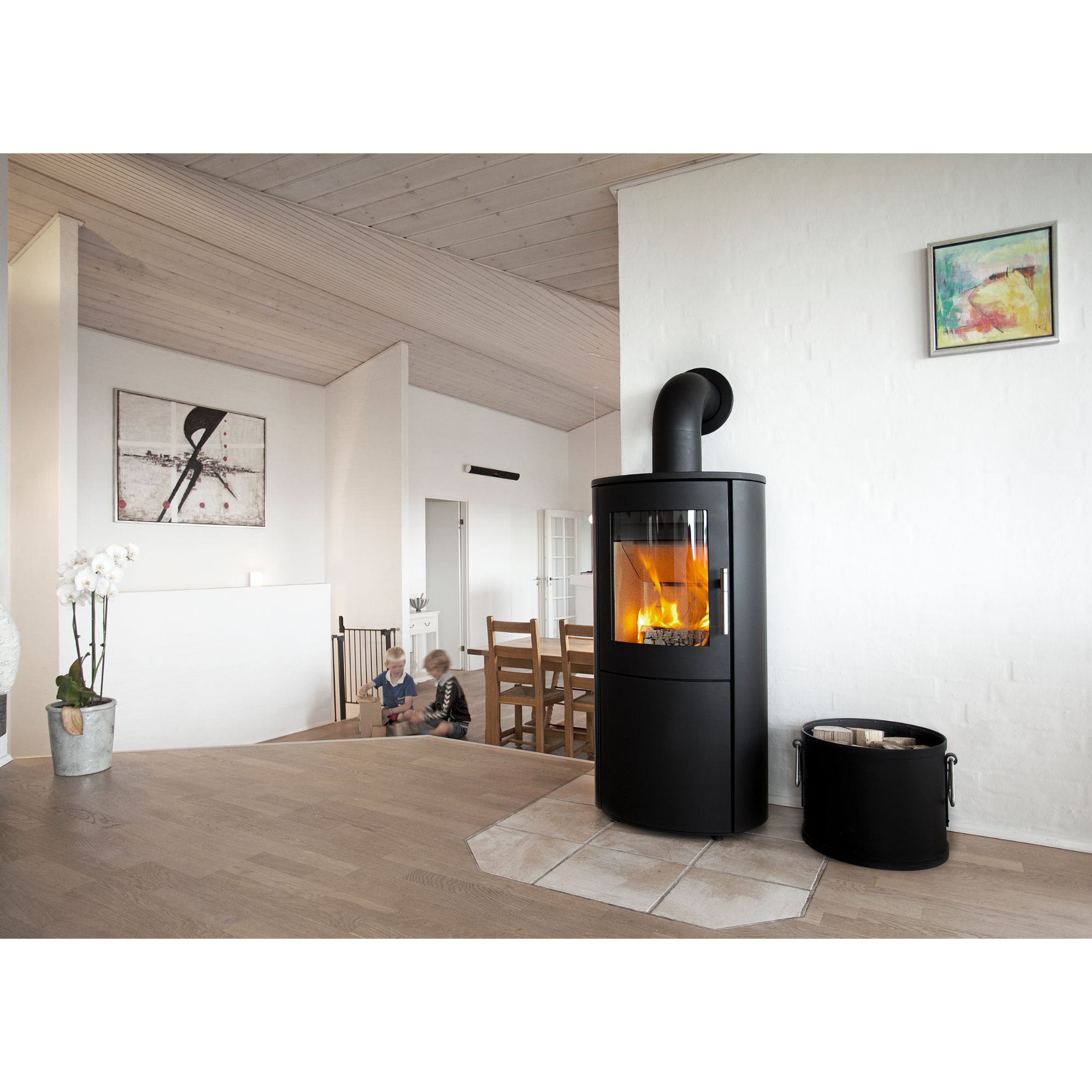 HETA SCAN-LINE 800 Stål - Kaminbutiken